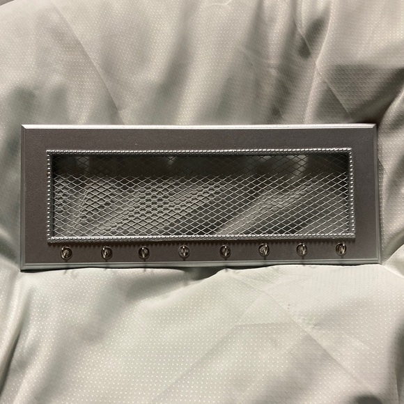 Storage & Organization | Silver Mesh Wall Key And Jewelry Organizer ...